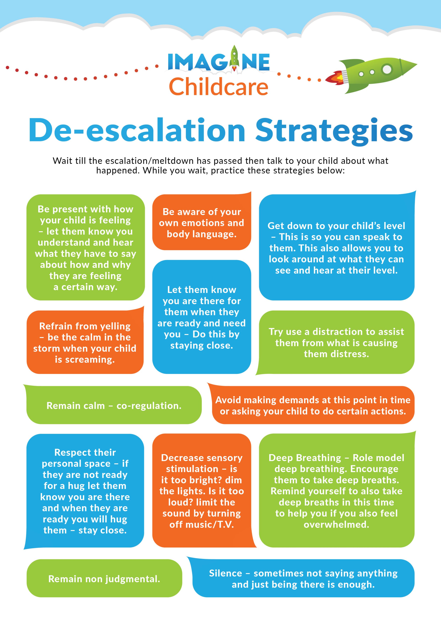 Downloadable Early Education Resources - Imagine Childcare